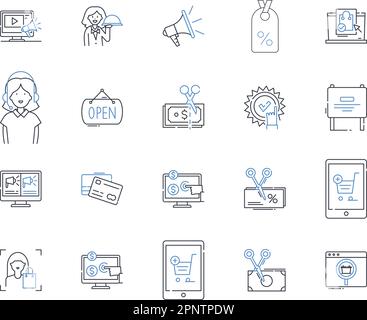 Bodega line icons collection. Wine, Beer, Snacks, Convenience ...