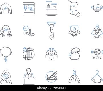 high intensity workout line icon, outline symbol, vector illustration ...