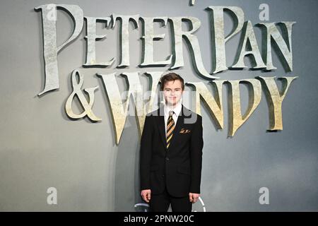 Noah Matthews attending the world premiere of Peter Pan & Wendy, at the ...