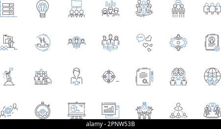Standards line icons collection. Criteria, Norms, Benchmarks ...