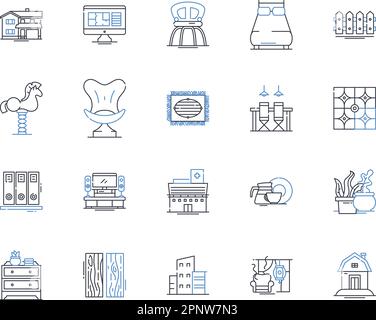 Reinvention line icons collection. Revamp, Transformation, Innovation ...