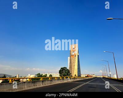 Mexico City, Mexico - Apr 06 2023: The Insignia Tower or Torre Banobras ...