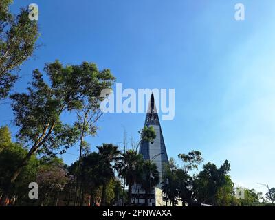 Mexico City, Mexico - Apr 06 2023: The Insignia Tower or Torre Banobras ...
