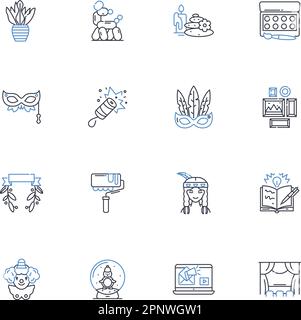 Forward-thinking line icons collection. Innovative, Futuristic ...