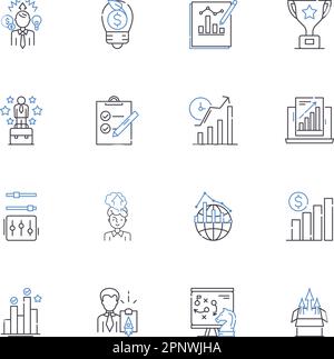 Dexterity line icons collection. Agility, Skill, Coordination ...