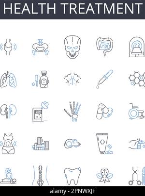 Preventative care line icons collection. Wellness, Prevention, Health ...