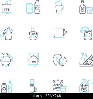 Educator line vector icons and signs. Coach, Leader, Mentor ...