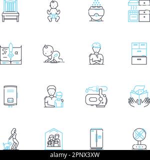 Citizens line icons signs set. Design collection of Citizens ...