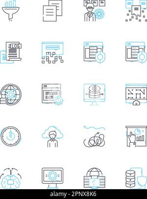 portfolio optimization, asset management line icon Stock Vector Image ...