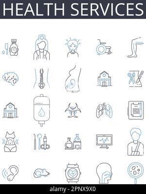Preventative care line icons collection. Wellness, Prevention, Health ...