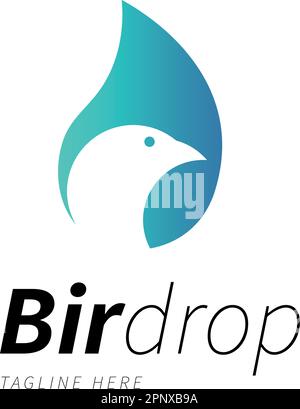 Water bird logo design Stock Vector Image & Art - Alamy