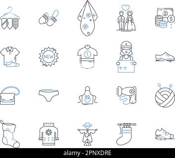 Communicating line icons collection. Dialogue, Messaging, Conveying ...