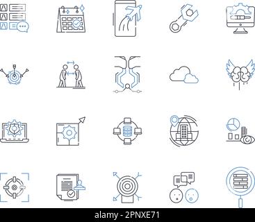 Product Innovation line icons collection. Disruptive, Radical ...