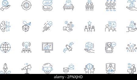 Evolution line icons collection. Darwin, Adaptation, Natural selection ...