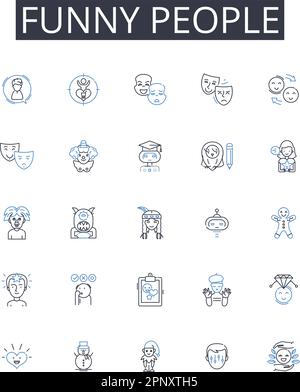 Conviviality line icons collection. Amiable, Festive, Hospitality ...