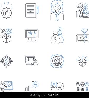 Quality assurance and control line icons collection. Standards, Error ...