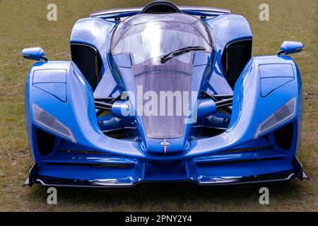 Delage D12 Hypid Hypercar at Salon Prive London 2023. Location the ...