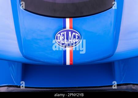 Delage D12 Hypid Hypercar at Salon Prive London 2023. Location the ...