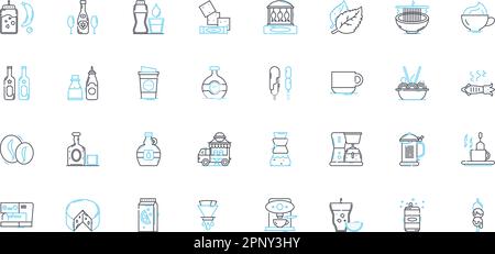 Fare linear icons set. Ticket, Price, Tariff, Cost, Farewell, Rate ...