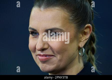 Laura WONTORRA, sports presenter, reporter, woman, moderator, TV ...