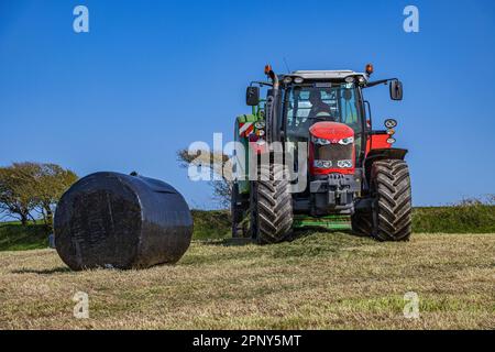 April 2023, start of the silage season in West Cork Stock Photo - Alamy