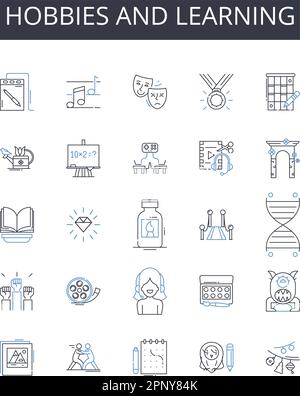 Workplace protocols line icons collection. Guidelines, Procedures ...