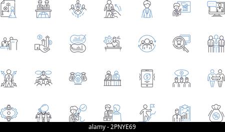 Systematic workflow line icons collection. Streamlined, Methodical ...