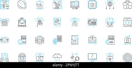 Mobile phs linear icons set. Smartphs, Touchscreen, Apps, Android, iOS ...