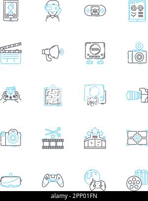 API icon for apps and web, linear design Stock Vector Image & Art - Alamy