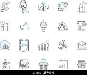 Capability line icons collection. Aptitude, Expertise, Proficiency ...