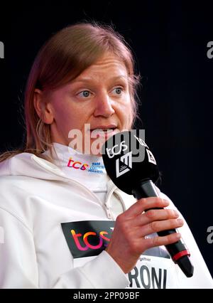 Susannah Scaroni during a press conference held at the TCS London ...