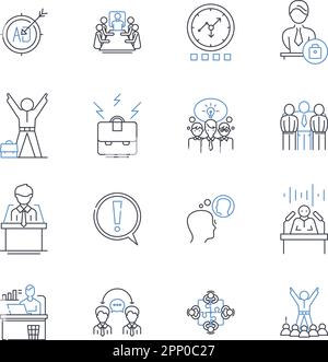 Drive line icons collection. Accelerate, Power, Shift, Thrust, Propel ...