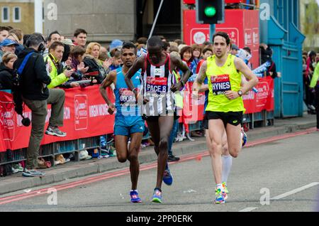 Anuradha Cooray and Matthew Hynes competing in the Virgin Money London ...