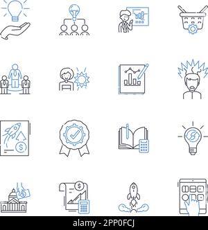 Inventiveness line icons collection. Creativity, Ingenuity ...