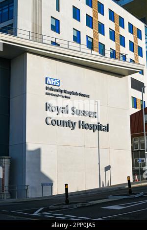 The recently built new redevelopment of the Royal Sussex County ...