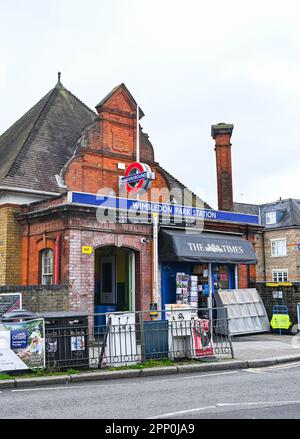 Wimbledon Park Underground Tube station in South West London , England ...