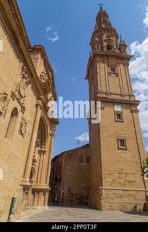 La Rioja. Spain: August, 18, 2022: The Cathedral of Santo Domingo de la ...