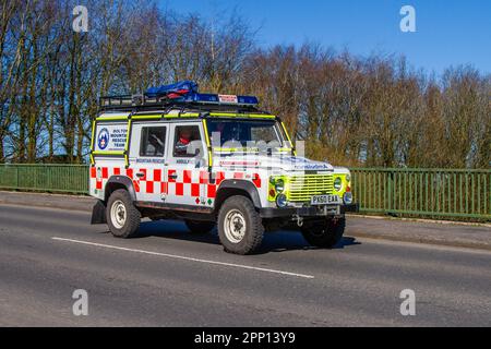 Bolton Mountain Rescue Landrover Stock Photo - Alamy
