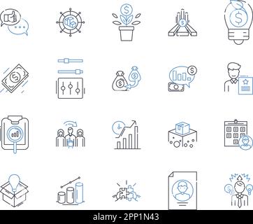 Efficacy line icons collection. Success, Effectiveness, Efficiency ...