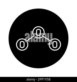 Ozone formule color line icon. Pictogram for web page, mobile app ...