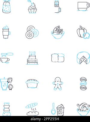 Authentic Antiques linear icons set. Vintage, Antique, Collectible ...