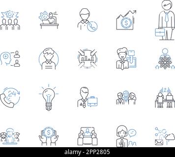 Understanding line icons collection. Insight, Comprehension, Empathy ...