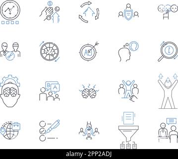 Consortium expansion line icons collection. Collaboration, Unity ...