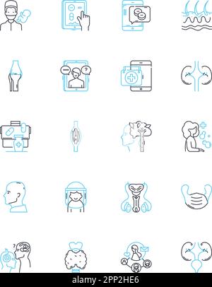 Standardization line icons collection. Uniformity, Consistency, Homogenization, Normalization ...