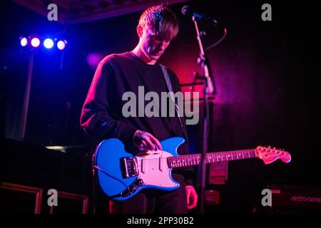 Edinburgh, Scotland. Fri 21 April 2023. Brighton post-punk band DITZ ...