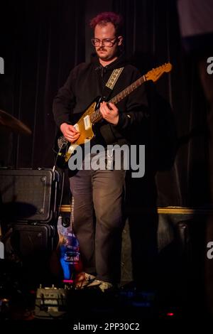 Edinburgh, Scotland. Fri 21 April 2023. Brighton post-punk band DITZ ...