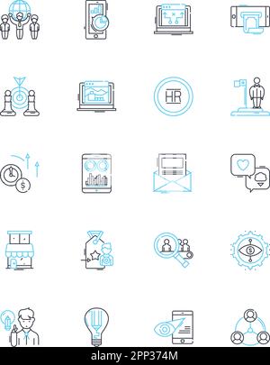 Alternative fuels linear icons set. Biofuels, Ethanol, Biodiesel ...