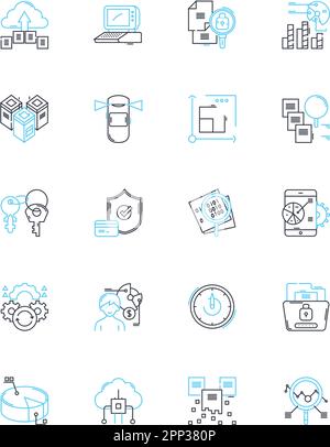 Cybersecurity concept. Digital protection of sensitive data with secure login and encryption ...