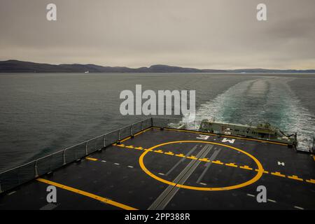 The Royal Canadian Navy's arctic patrol vessel HMCS Margaret Brooke ...