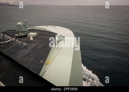 The Royal Canadian Navy's arctic patrol vessel HMCS Margaret Brooke ...